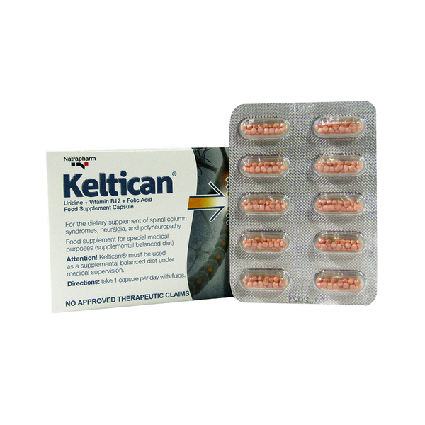 Buy Keltican uridine / cyanocobalamin / folic acid capsule 1's online ...